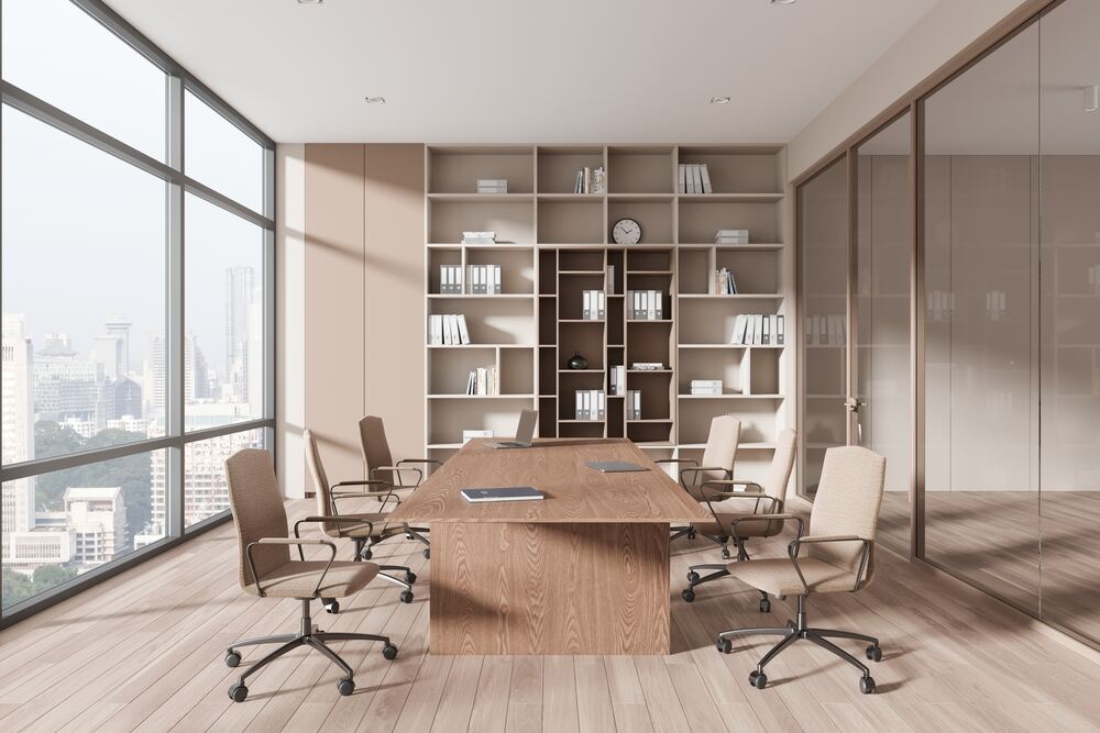 Choosing A Perfect Conference Table Size | Parkman Woodworks Store