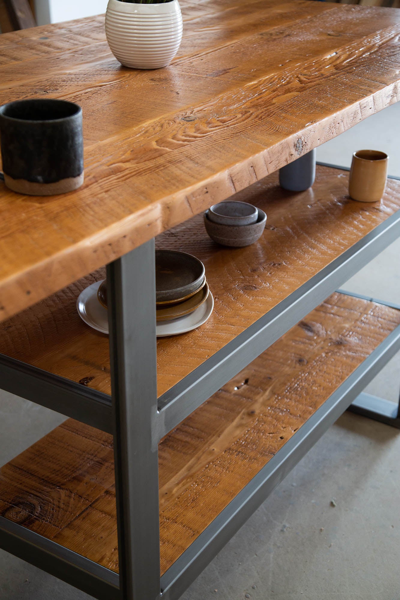 Custom Wood Kitchen Tables, Banquette Tables and Islands | Los Angeles ...
